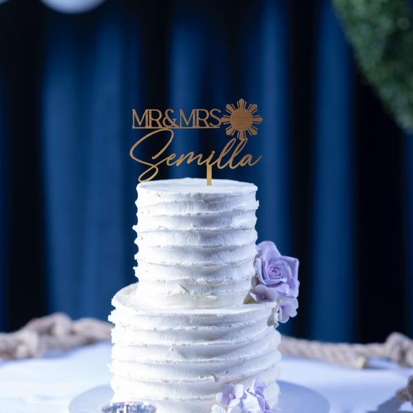 Set of 5 Personalized Filipino Fiesta Cake Toppers | Philippine Jeepney ...