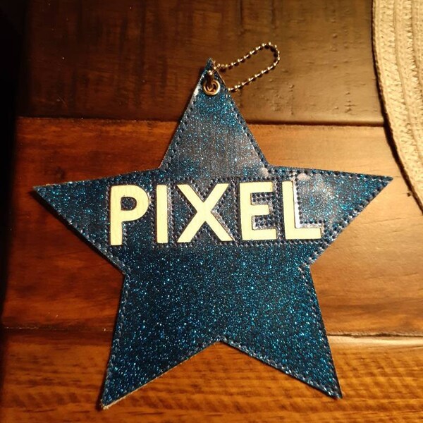 Vegan Leather Fursuit Collar Name Tag, Furry Name Tag, Con Badge ...