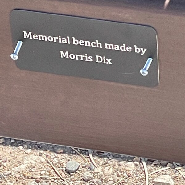 Custom Outdoor Metal Plaque | Engraved With Your Text | Available in ...