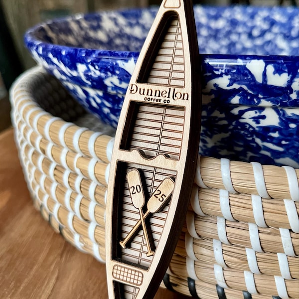 Canoe - Laser Cut Digital File SVG Glowforge Engraved - Etsy