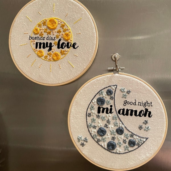 Hello, Sunshine PDF ONLY- Instant Download Handstitched Embroidery ...