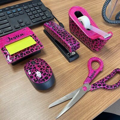 Glittered Computer Mouse, Personalized Wireless Mouse, Custom Computer ...