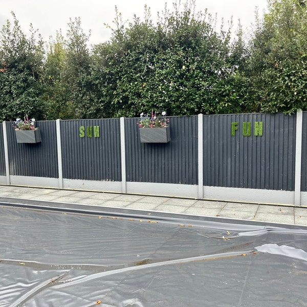 Artificial Grass Words. Garden Sign. for Home and Garden, Fake Grass ...