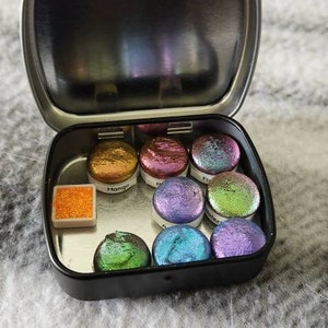 Half Shiny Fairy Dust Set for Handmade Color Shift Watercolor Paints - Etsy
