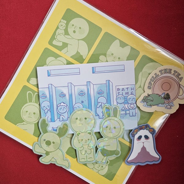 Smiski Museum Print - Etsy