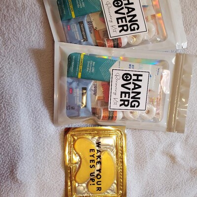 Men's Hangover Bag Only Bundle, Men's Hangover Survival Bags, Packs of ...