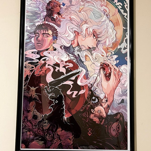 Berserk Story Poster Print: Griffith, Guts, Casca - Etsy