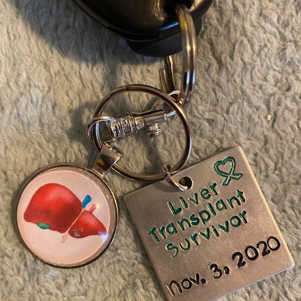 Liver Transplant Survivor Keychain or Necklace - Etsy