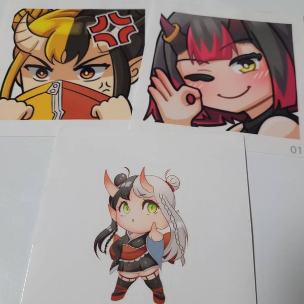 Die-cut "otohime Gg" Waifu Stickers - Etsy