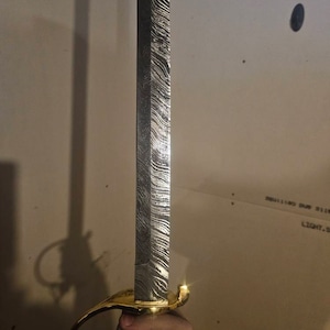 Hand Forged, Custom High Carbon Steel Sword 22 Inches, Full Tang ...