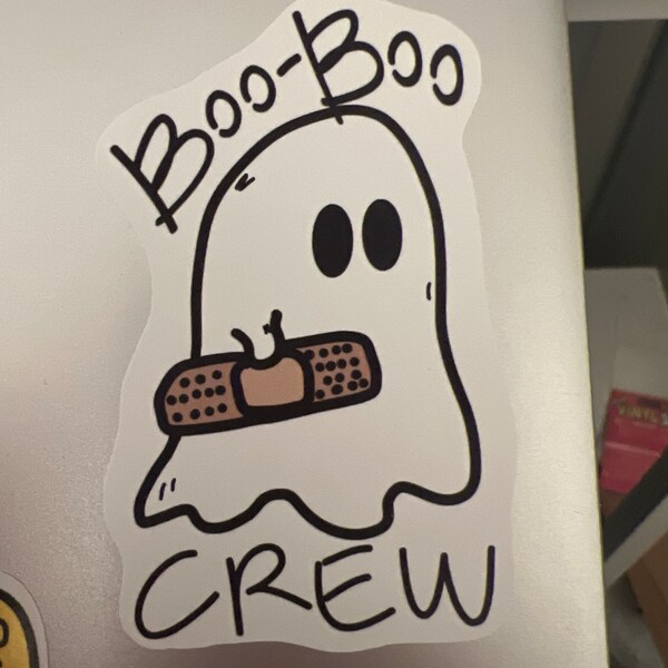 Boo Boo Crew - Medical Sticker - Funny Medical Decal for Laptops ...