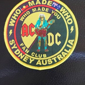 AC/DC Angus Young Rising Power Woven Patch - Etsy