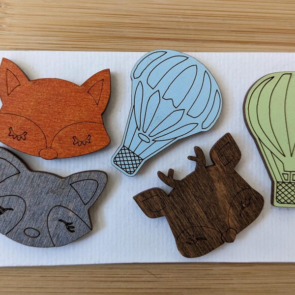 Wooden Scissor Case, Storage Box for Scissors, Scissor Holder Raccoon ...