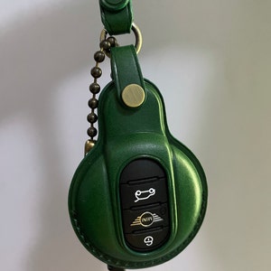 Mini Cooper Key Chain Leather Car Key Fob Cover Mini Cooper | Etsy