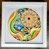 3D Qualle SVG DXF 5 Layer - Ocean SVG 3D Schattenbox SVG - Layered ...