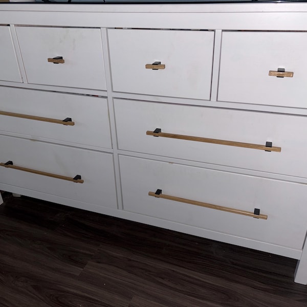 Solid Oak Drawer Pulls, Drawer Pulls Solid Oak, Oak Wood Drawer Pulls ...