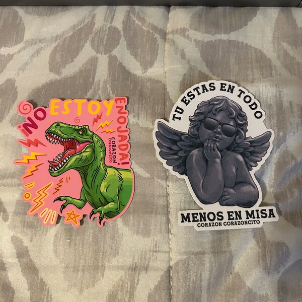 Mexican Stickers, Latina Stickers, No Estoy Enojada, Laptop Stickers ...