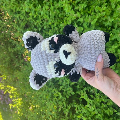 Crochet Pattern Chocho the Raccoon Cute Soft Toy - Etsy