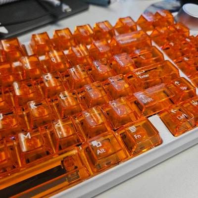 WASD Keycaps Custom Arrow Keycaps Blue/green/clear/purple Keycaps ...