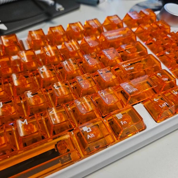 Clear Keycaps Set Blank Keycap Backlit Keycaps Cherry Keycaps ...