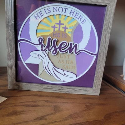 3D RISEN SVG Religious EASTER Svg for Cricut for Silhouette - Etsy