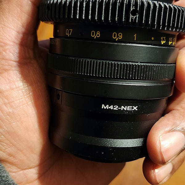 ANAMORPHIC Helios 44m 2/58mm Cine Mod Lens, Sony Nex Mount Vintage Lens ...