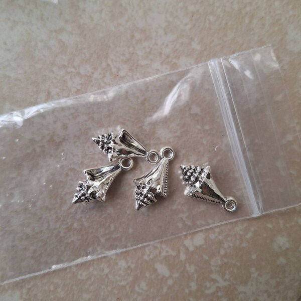 Clearance Filigree Angel Charms Package of 5 Silver Angel Charms for ...