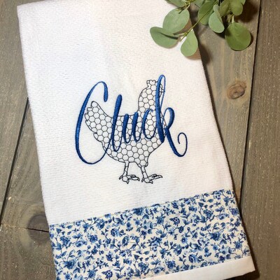 Chicken Cluck Chicken Wire Embroidery Design Available Sizes 8x12 6x10 ...
