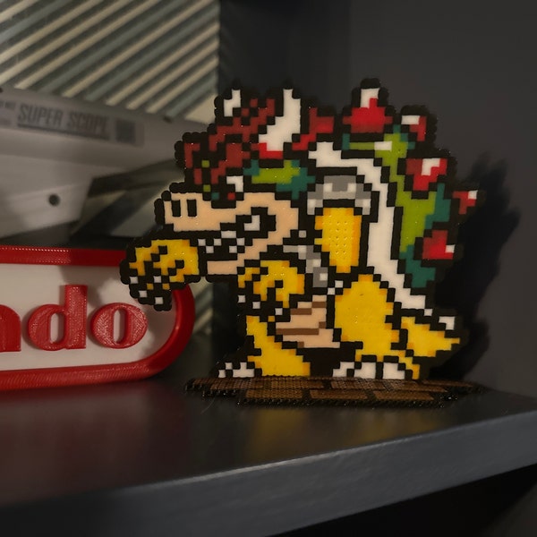 Bowser Super Mario World 3D Standing Characters | Video Game Decor ...