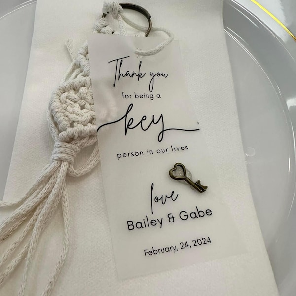 Personalized Macrame Keychain, Christmas Gifts for Her, Bulk Gifts - Etsy