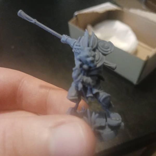 Mammoth / Loxodon Barbarian Miniature - Gardan - DM Stash - D&D 5e ...