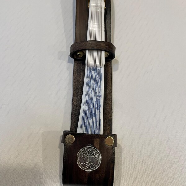 Fan Holder, Leather Fan Holster for Belt, Hand Fan Belt Holster, Summer ...