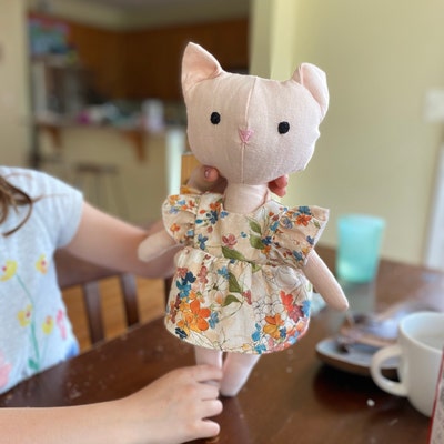 Cat With Flutter Dress Instant Download Sewing Pattern - Etsy UK