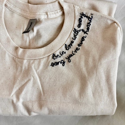 CUSTOM EMBROIDERED COLLAR / Personalized Embroidered Shirt Embroidery ...