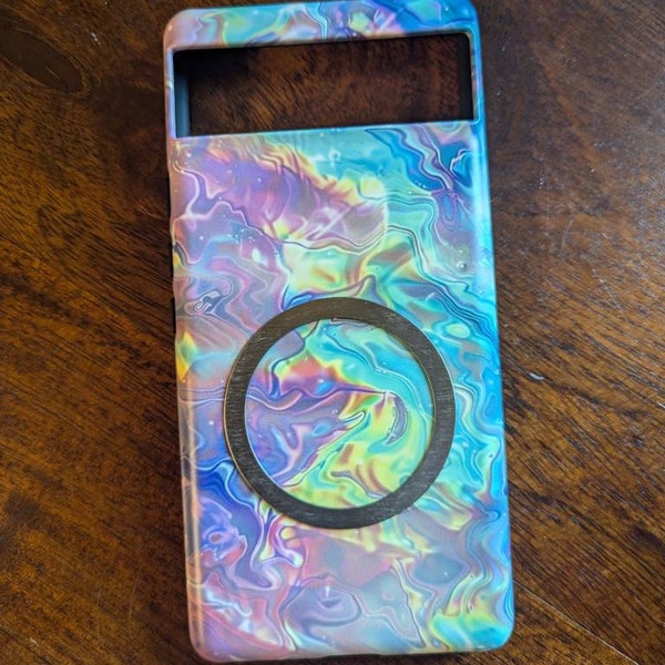 Minimal Line Art Phone Case, Pink Ink Swirl Cover, Abstract Art Case ...