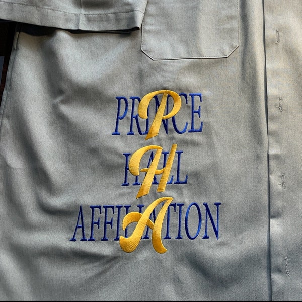 PHA - Prince Hall Affiliation Sign - Digital Embroidery Design - 2.8x3 ...