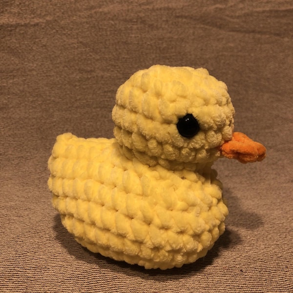 Rubber Ducky No Sew Crochet Pattern, Duck Crochet Pattern, No Sew ...