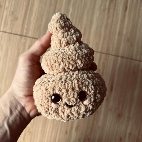 NO-SEW Happy Poop PDF Printable Crochet Amigurumi Gift Pattern - Etsy
