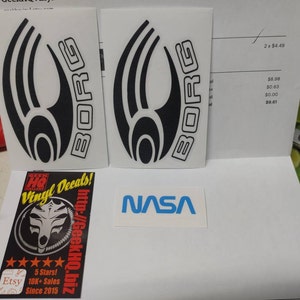 Star Trek Borg Vinyl Decal Car Accessory Laptop Sticker or - Etsy