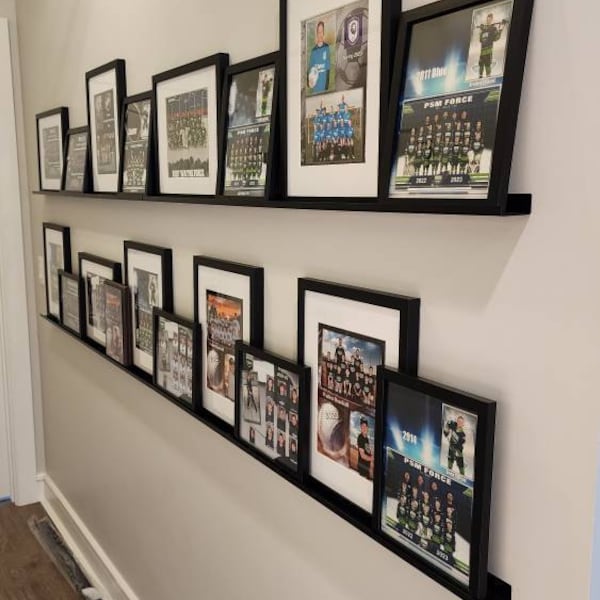 30" Over-the-range Modern Metal Ultraledge(r) Floating Shelf / Display ...