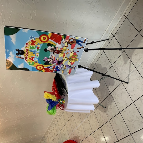 Mouse Clubhouse Welcome Banner, Mouse Clubhouse Welcome Board, Mouse ...