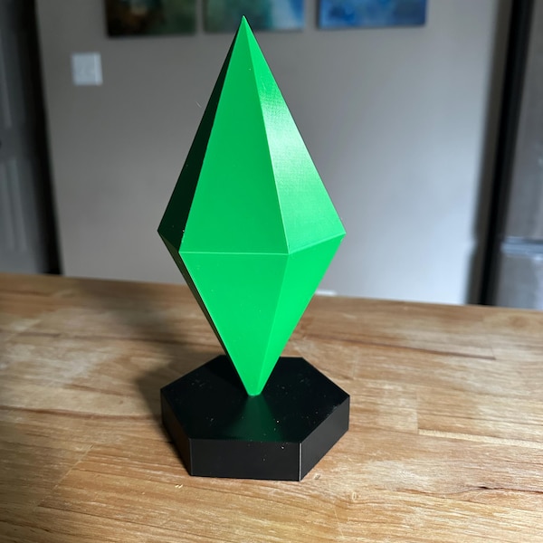 The Sims Plumbob, 3D Printed Game Prop - Etsy