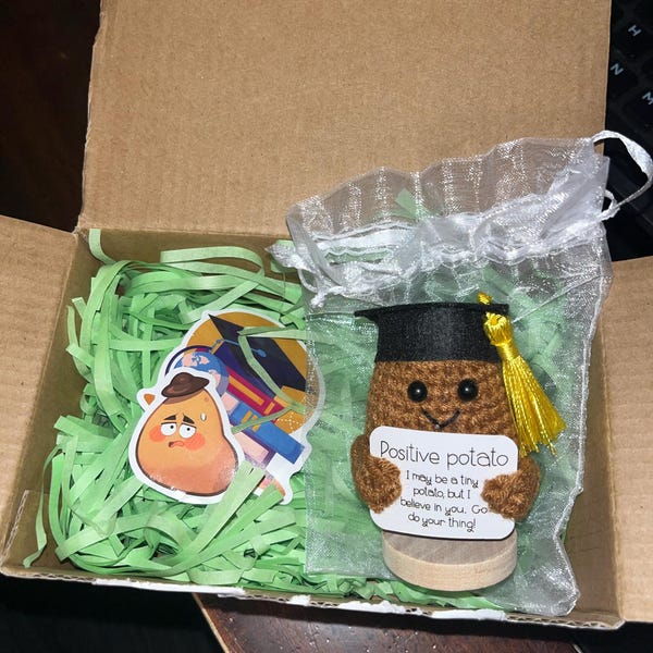 Graduation Gift Positive Potato, Emotional Support Pickle, High School ...