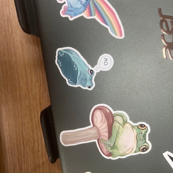Frog Stickers | Frog Buddies 2.0 | Sticker Pack | Laptop Sticker ...