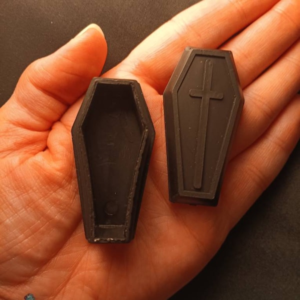 Miniature Coffin,tiny Casket,halloween Miniatures,dollhouse Halloween ...
