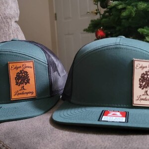 Leather Patch Custom Engrave Leather Leather Patch for Hat | Etsy