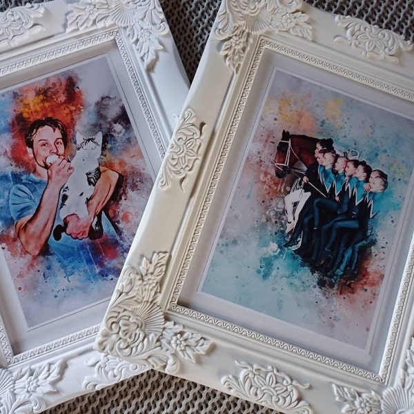 Bestow Couple Portrait Art, Wedding Portrait From Photo, Wedding ...