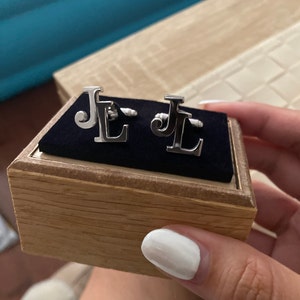 Personalized Name Cufflinks Customized Cufflinks Groom - Etsy