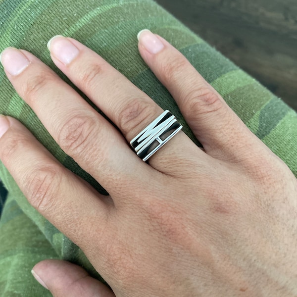 Dainty Mother and Daughter Silhouette Necklace, Silver Mom Necklace ...