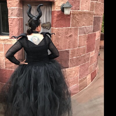 Adult Magnificent Evil Black COMPLETE Costume/halloween/dress Up ...